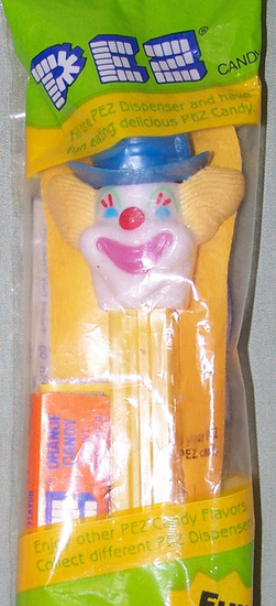 Peter Pez B Clown on Yellow stem MIB - $7.00 Peter Pez B Clown on Yellow stem MIB - $7.00