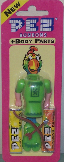 Robin Hood Pez Body Parts MOC from Series 1 - $4.00 : Pez Collectors ...