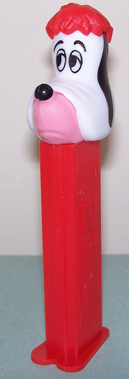 Droopy Pez Flat Hair Red Stem Turner Ent. Co. Copyright - $7.00