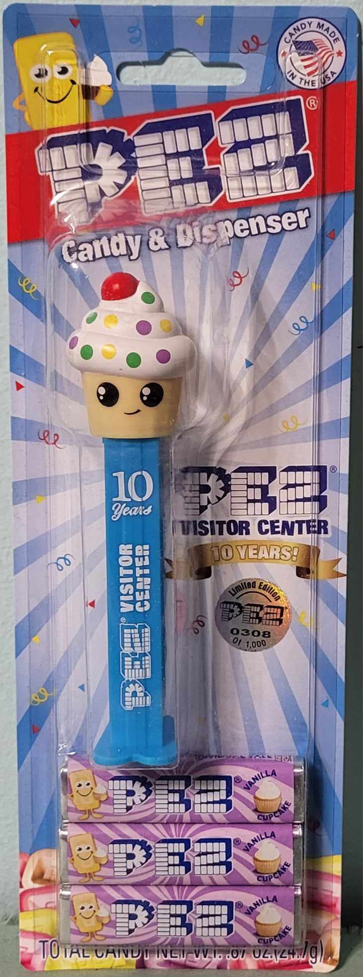 Pez Visitors Center 10th Anniversary Cupcake Pez MOC only 1000 made ...