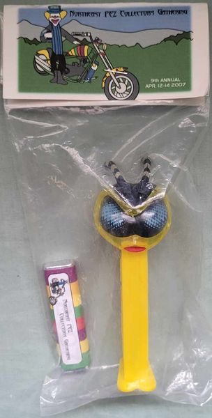 2007 9th Northeast Pez Collectors Gathering Super Bee Pez Candy Pack ...