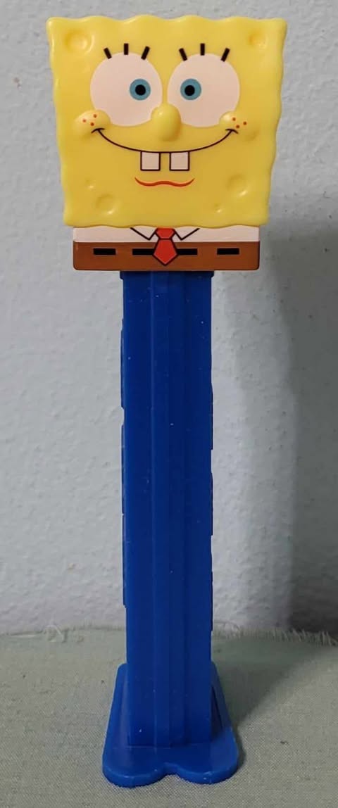 2024 Smiling SpongeBob Pez on Blue Stem Loose SOS - $4.00 : Pez ...
