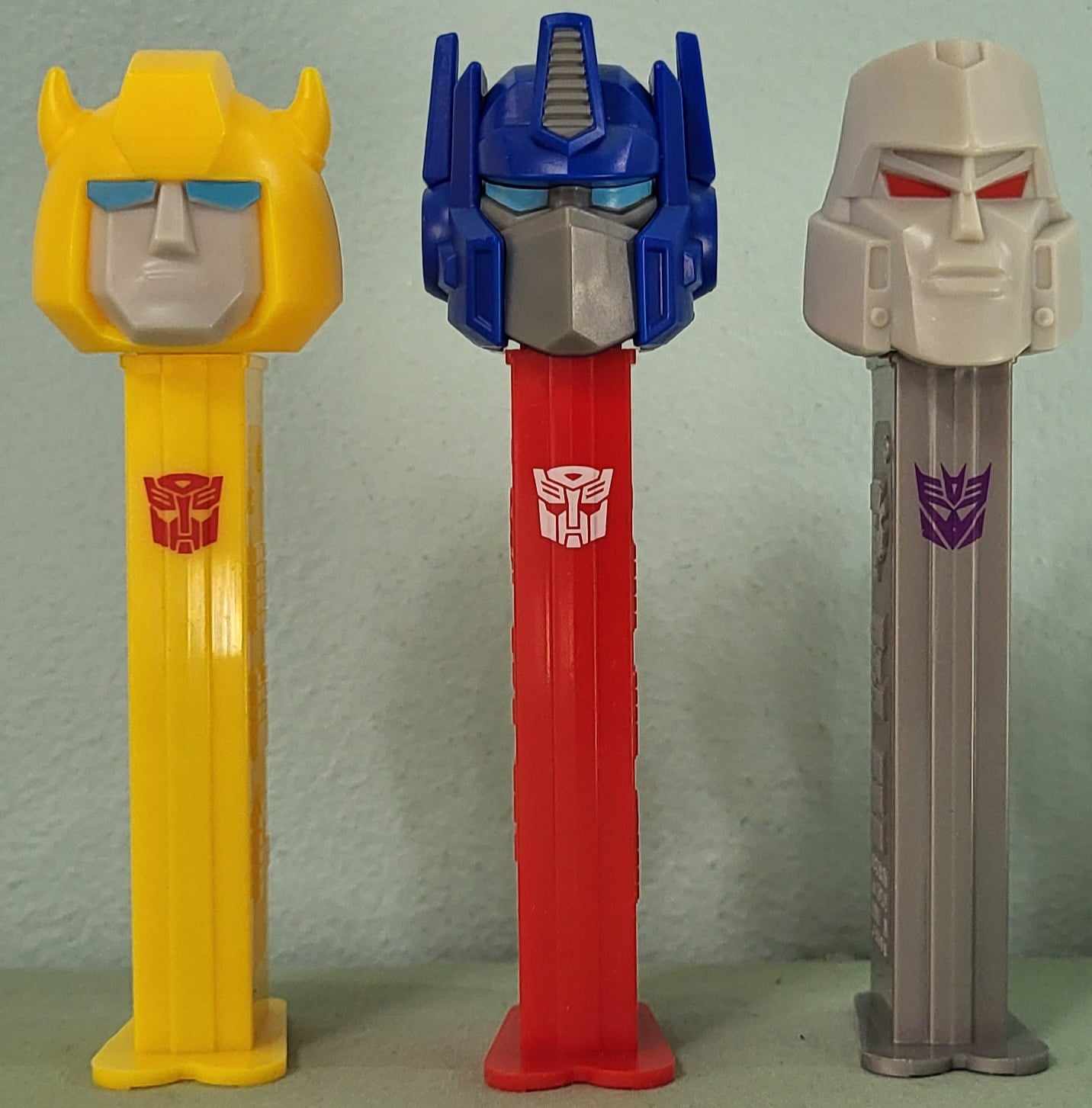 2024 European Transformers Pez Set Bumblebee Megatron and Optimus Prime ...
