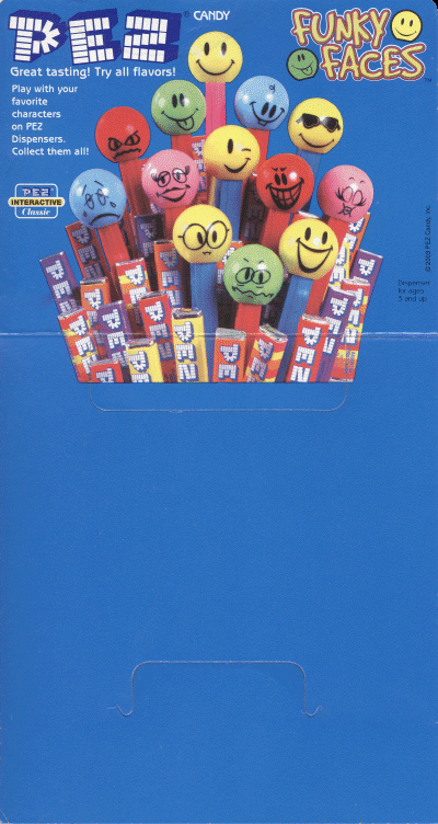 Funky Faces Pez 24ct Counter Display Header Card - $8.00 : Pez ...
