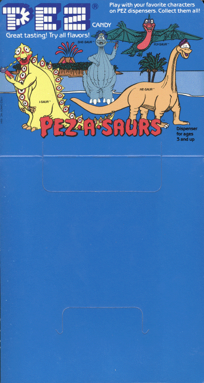 Pez-a-saurs Pez 24ct Counter Display Header Card - $12.00 : Pez ...