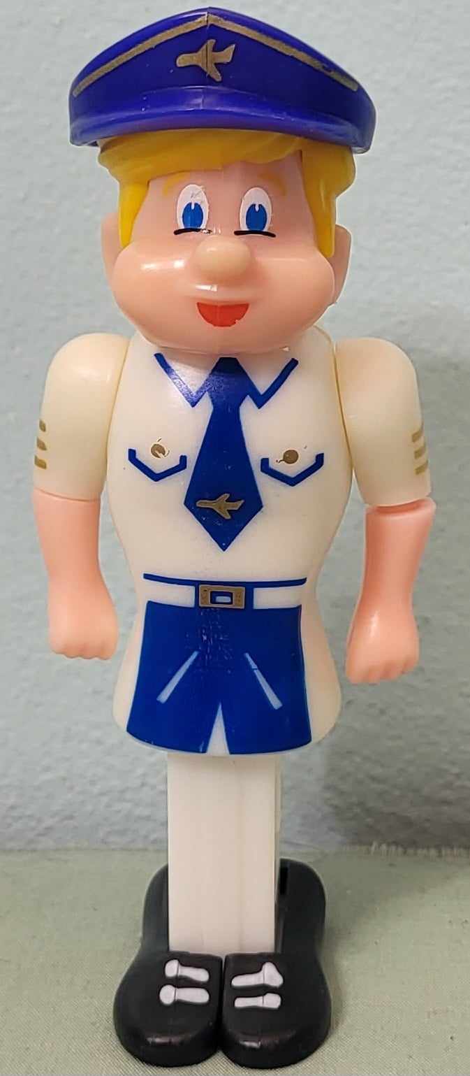 Pilot Pez Pal on White Stem Blue Cap with White Jacket Loose - $30.00 ...