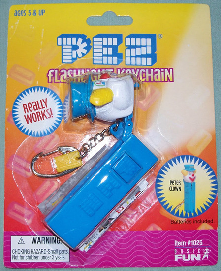 Large Peter Pez Flashlight Keychain MOC - $10.00 Large Peter Pez Flashlight Keychain MOC - $10.00