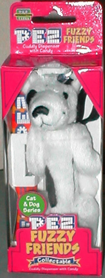 Cat and Dog Series Rascal the Bull Terrier Pez Plush - $7.00