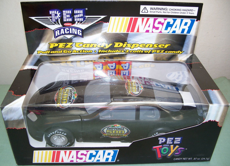 Daytona 500 Pull n Go Action Nascar Racing Car Pez - $20.00