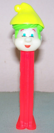 Glow in the Dark Alpine Pez Pal with Green Hair on Red Stem - $35.00 ...