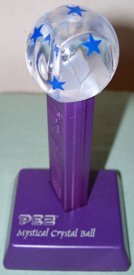 Crystal Ball Pez with Stand, Blue Stars Ltd Ed! Pez Offer 212 - $25.00