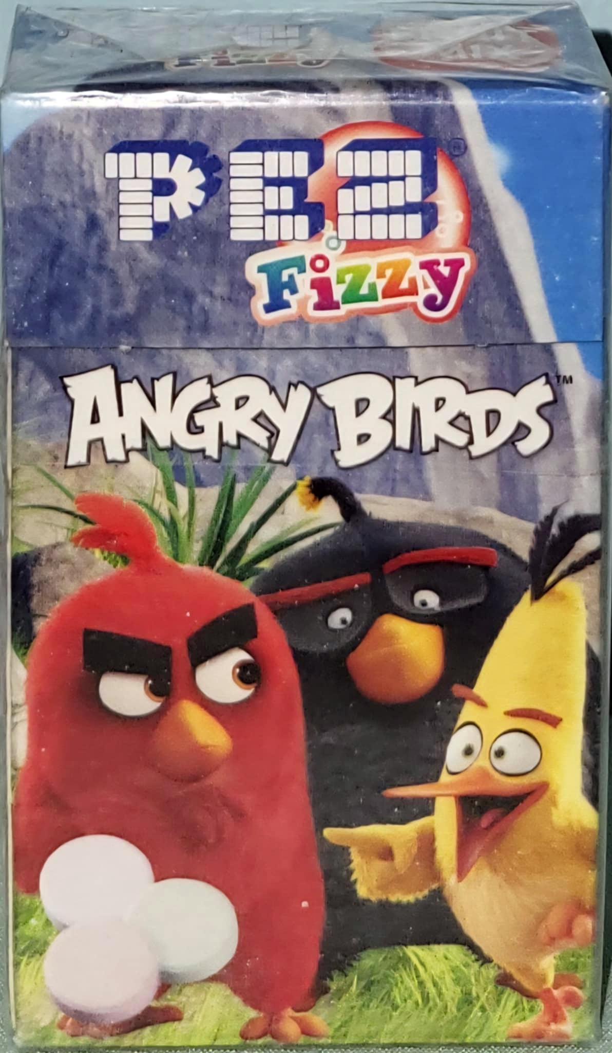Angry Birds Red Chuck and Bomb Pez Fizzy Fruit Mix 30g Box - $7.00 ...