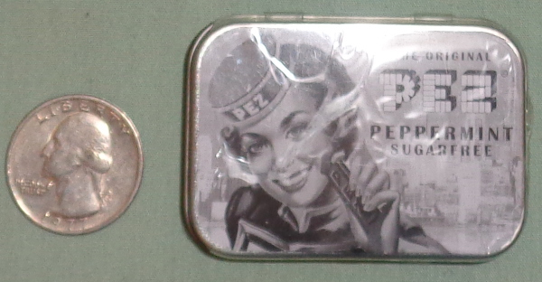 Black and White Pez Girl Tin with Sugar Free Peppermint Candy - $6.00 ...