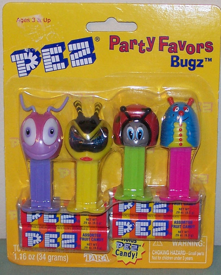 Pez Party Favor Bugz set of 4 MOC - $20.00 : Pez Collectors Store, The ...