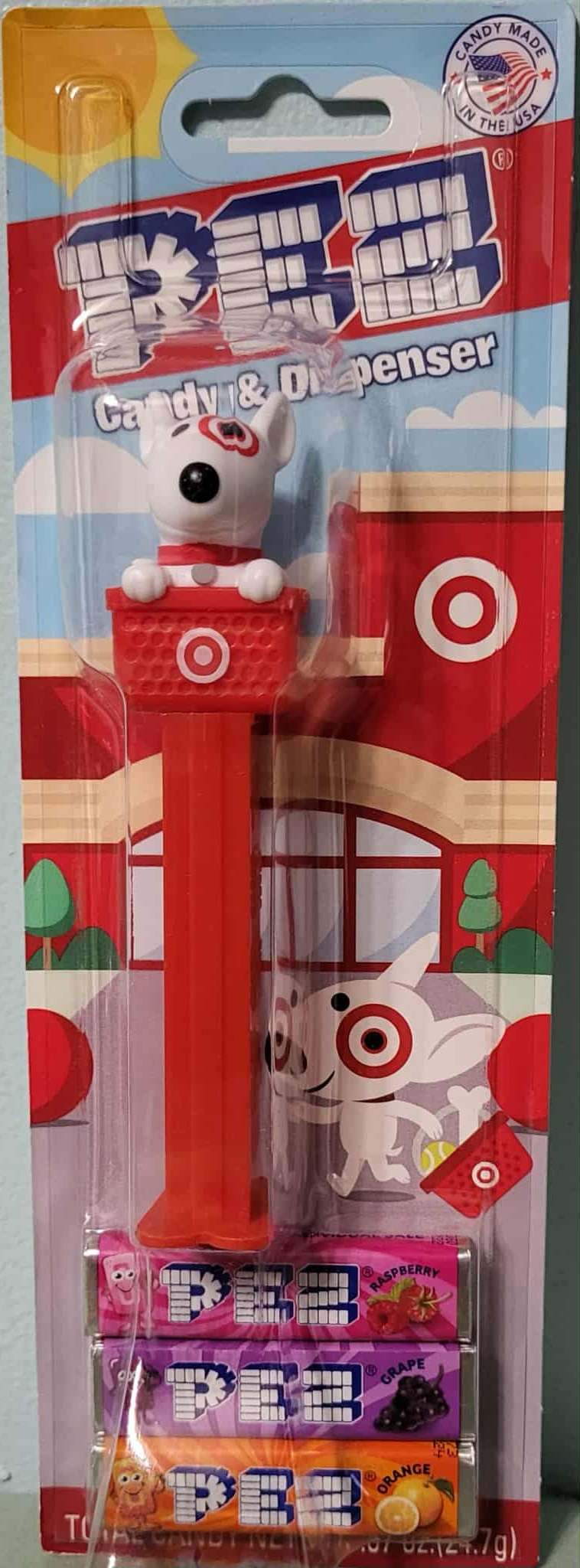 2025 Target Bullseye Spot the Dog in Shopping Cart Promotional Pez MOC ...