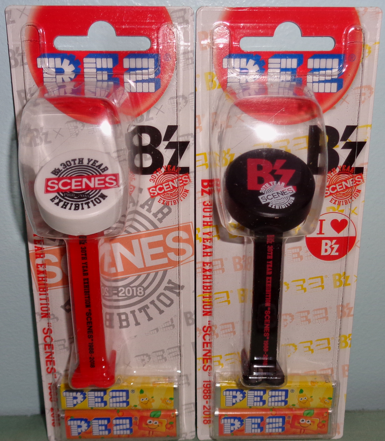 30th Year B'z Scenes Exhibition Pez Black and Red Stems MOC - $38.00 ...