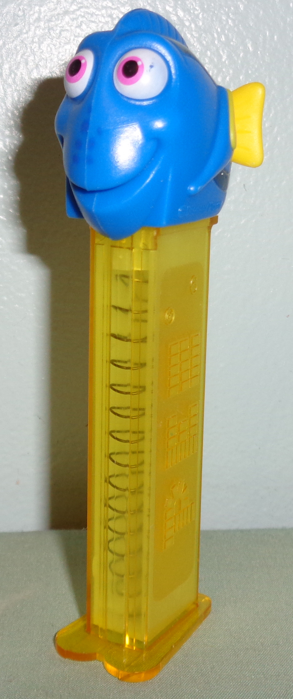 Finding Dory Pez on Yellow Crystal Stem Loose - $3.00 : Pez Collectors ...