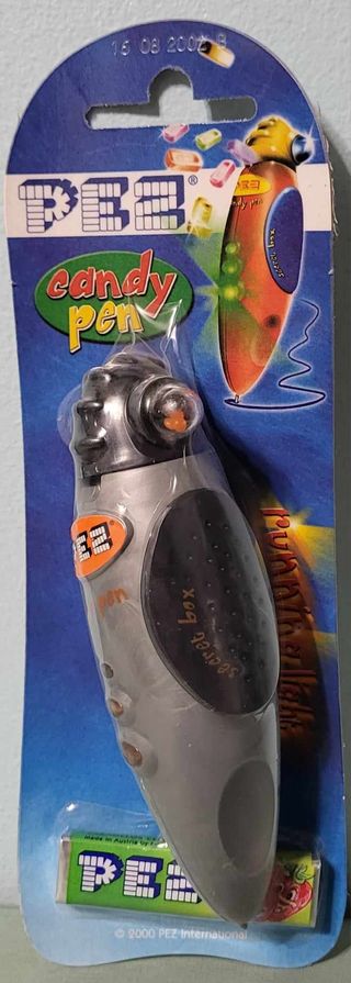 Silver European Pez Rocket Pen, MOC! - $3.00 : Pez Collectors Store, The Ultimate Pez Shopping Site!