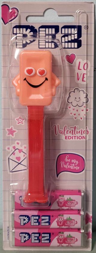 European Exclusive Ltd Ed. Valentine Pez Candy Brick Mascot Pez MOC ...