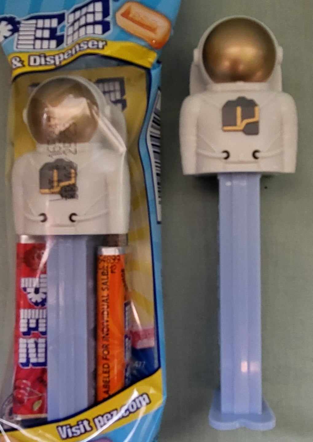 Gold Head Pez Astronaut from Space Mission Pez MIB - $4.00 : Pez ...