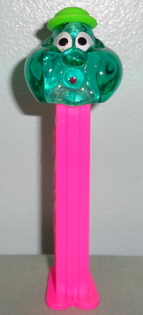 Green Colored Crystal Bubbleman Pez on Neon Pink Stem - $8.00 : Pez ...