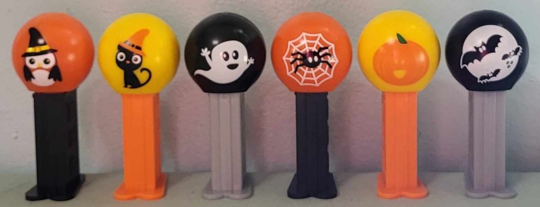 Halloween Mini Pez Set of 6 Loose Save on Shipping - $8.00 : Pez ...