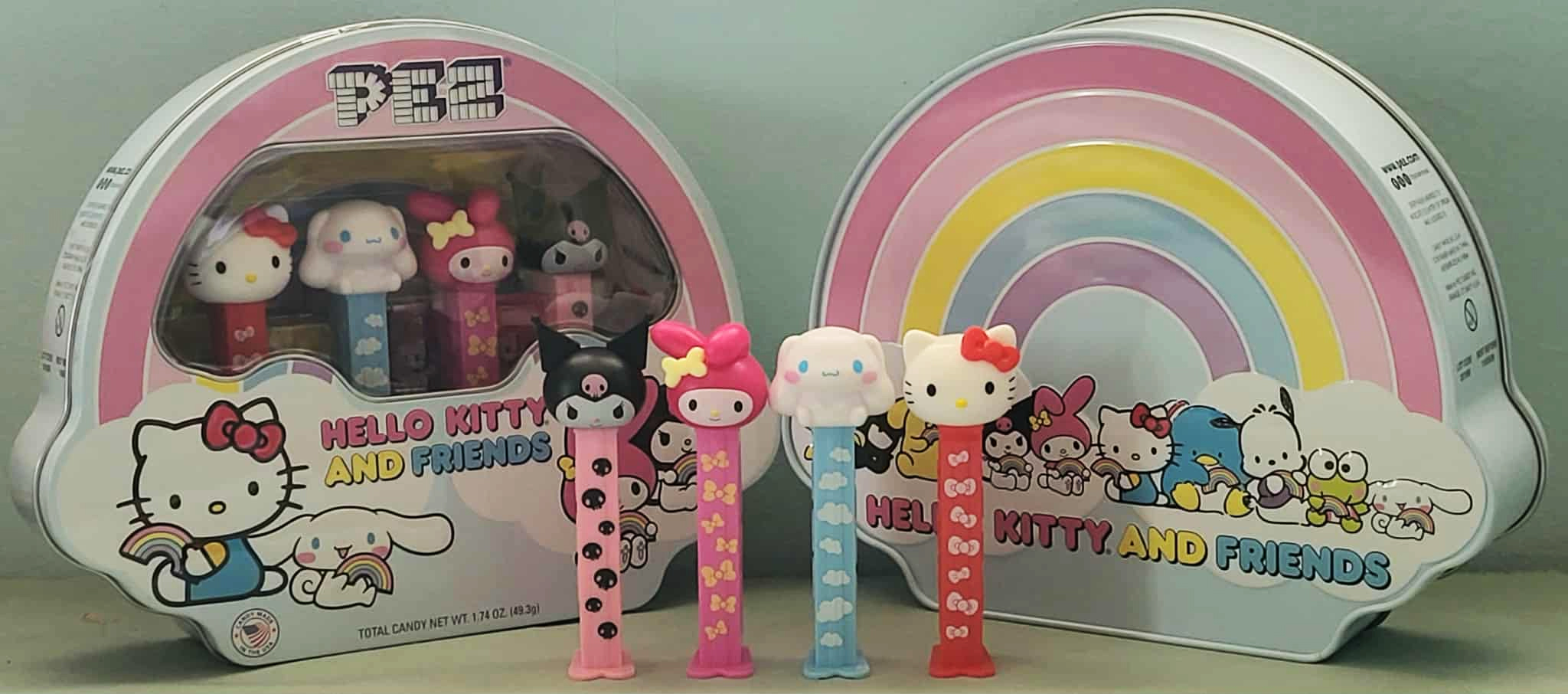 Hello Kitty and Friends Pez Gift Tin 4 New Dispenser including ...