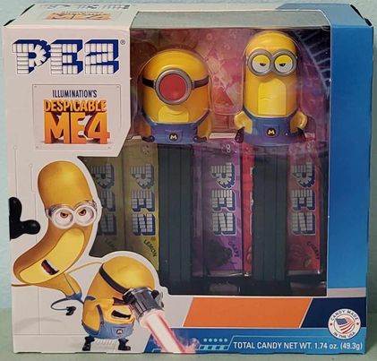 Despicable Me 4 Mega Minion Pez Twin Pack with Tim and Mel - $8.00