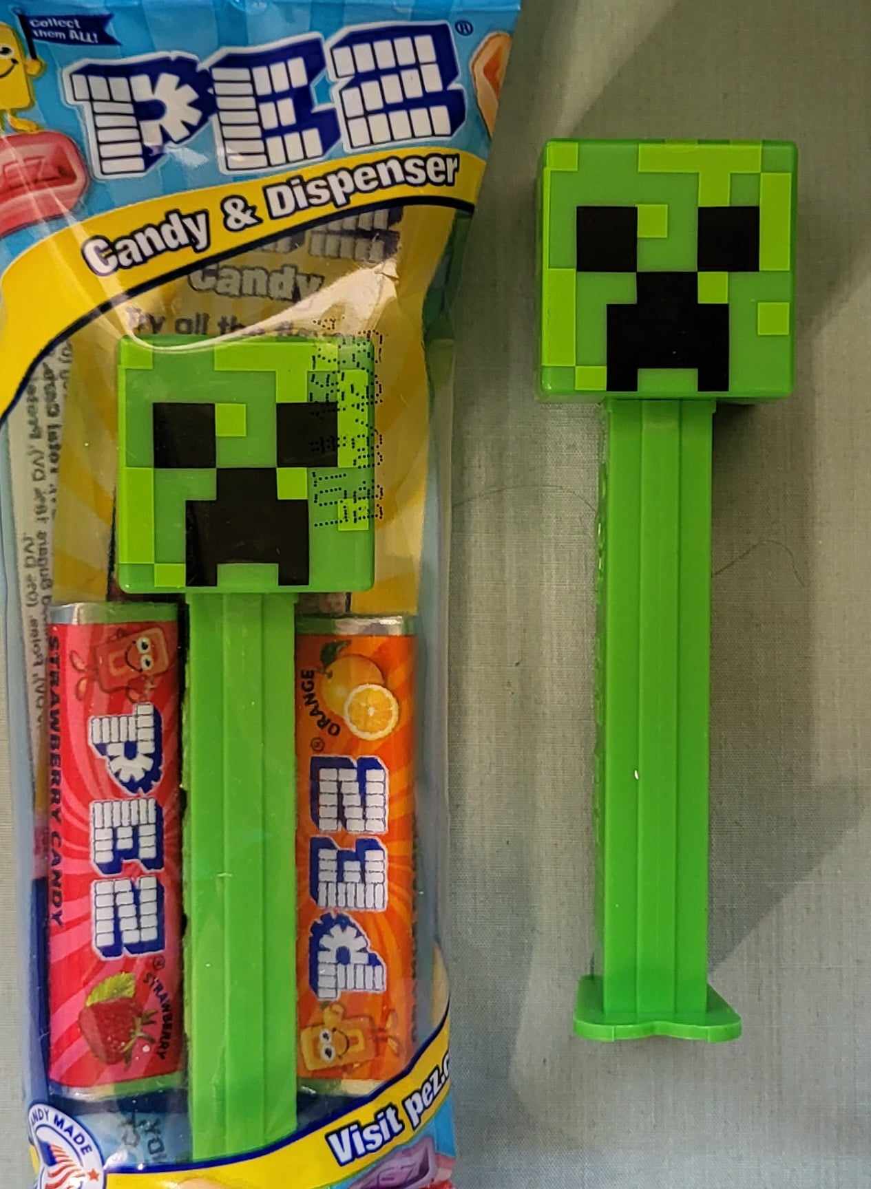Minecraft Creeper Pez MIB - $5.00 : Pez Collectors Store, The Ultimate ...