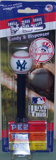 NY Logo New York Yankees Major League Baseball Pez MOC - $4.00