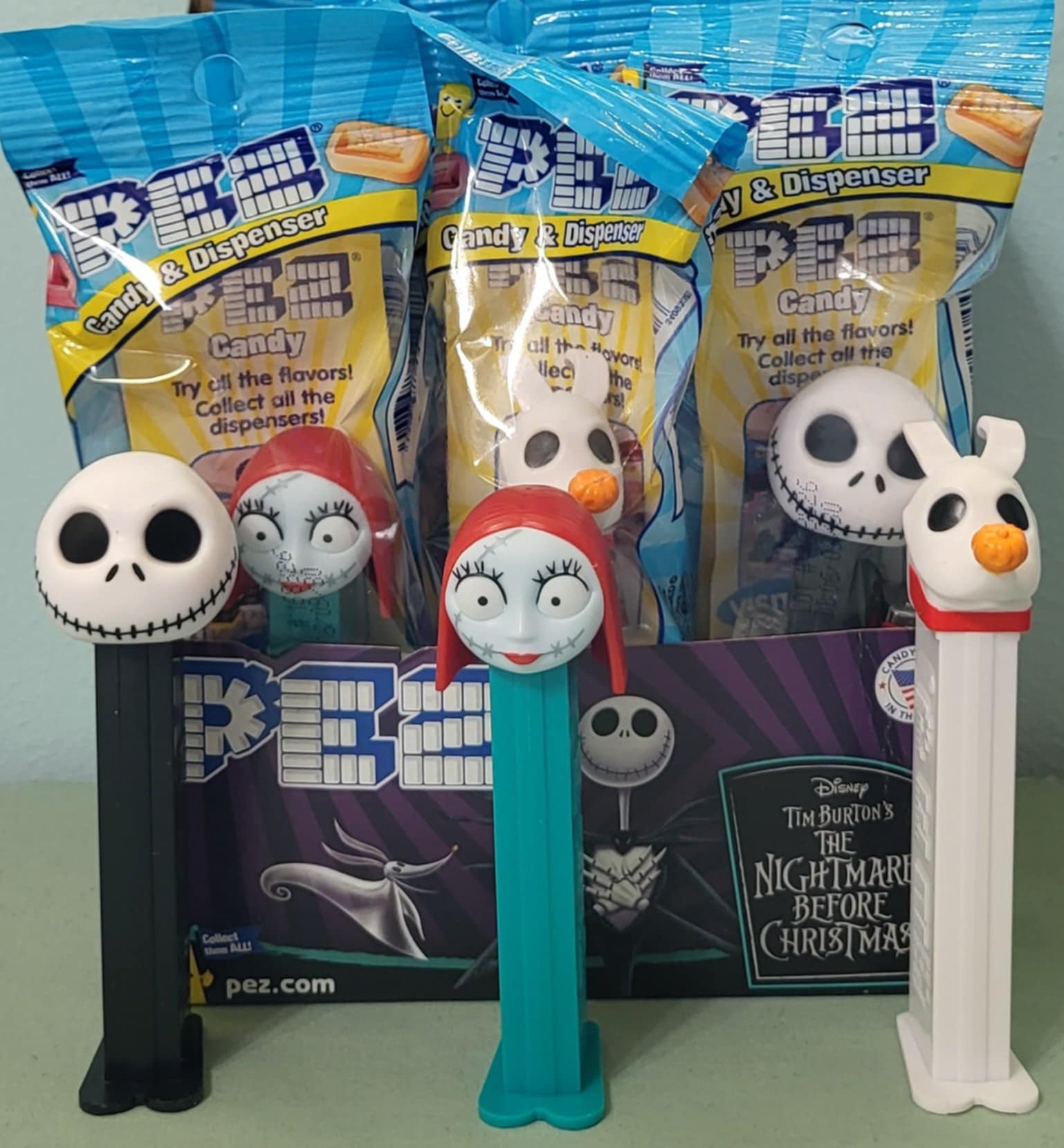 The Nightmare Before Christmas Pez Jack Sally and Zero MIB - $13.00 ...