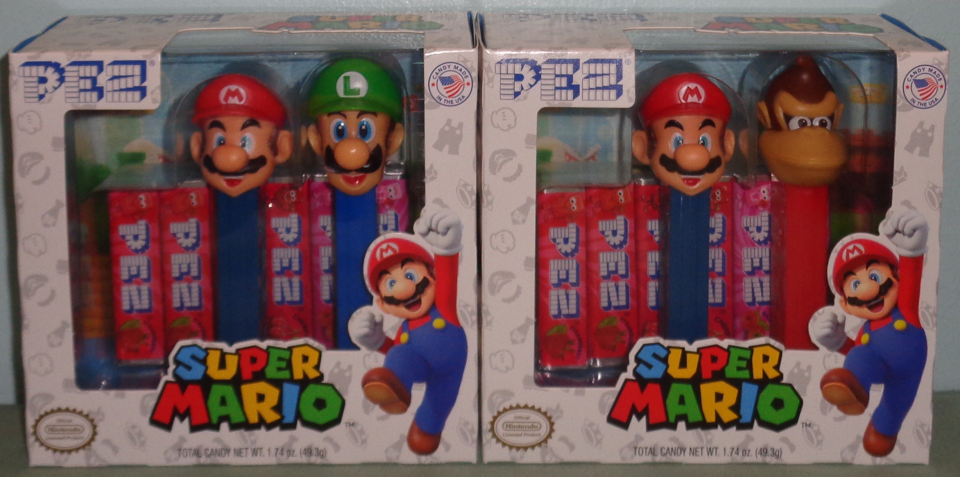 Super Mario Nintendo Twin Packs Pair - $14.00 : Pez Collectors Store ...