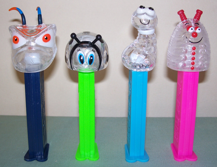 Colorless Clear Crystal Bugz Pez Set of 4 Pez Offer 284 - $40.00