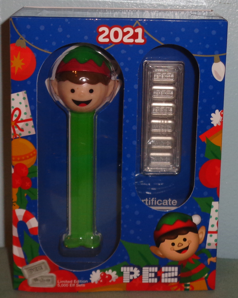 PAMP Suisse Elf PEZ w 30gm Silver Candies in Box with COA - $175.00 ...