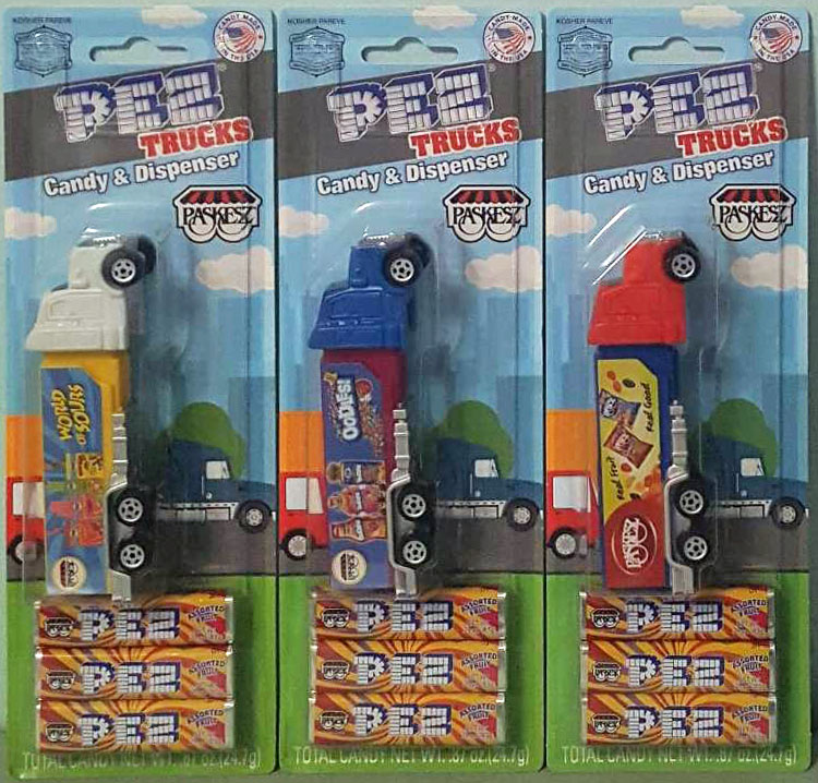 Paskesz Kosher Pez Truck Set of 3 MOC - $21.00 : Pez Collectors Store ...
