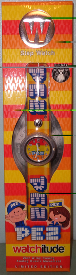 Pez Rainbow Style 504 Watchitude Pez Slap Watch - $22.00