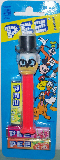 European Disney Ducktales Scrooge McDuck Pez on Neon Red MOEC - $14.00 ...