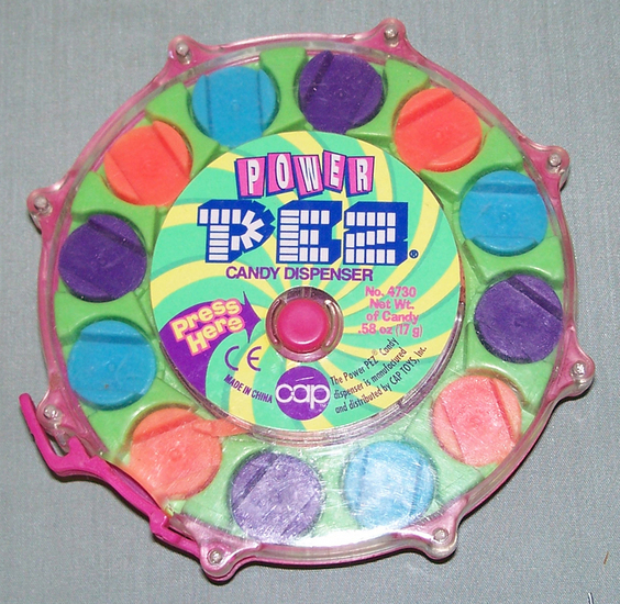 Purple Power Pez Candy Dispenser with Belt Clip Series 2 - $6.00
