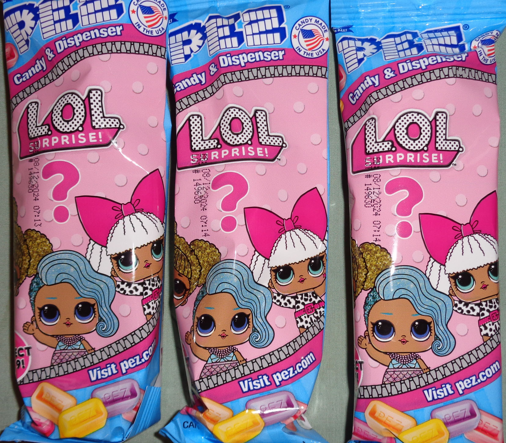 Set of 3 Different LOL Surprise Mystery Dolls Pez Pink Polybag - $12.00 ...