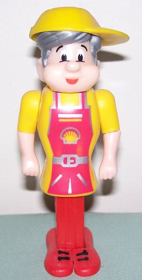 Shell Gas Pez Pal Boy with Silver Hair and Body Parts Loose - $25.00 ...