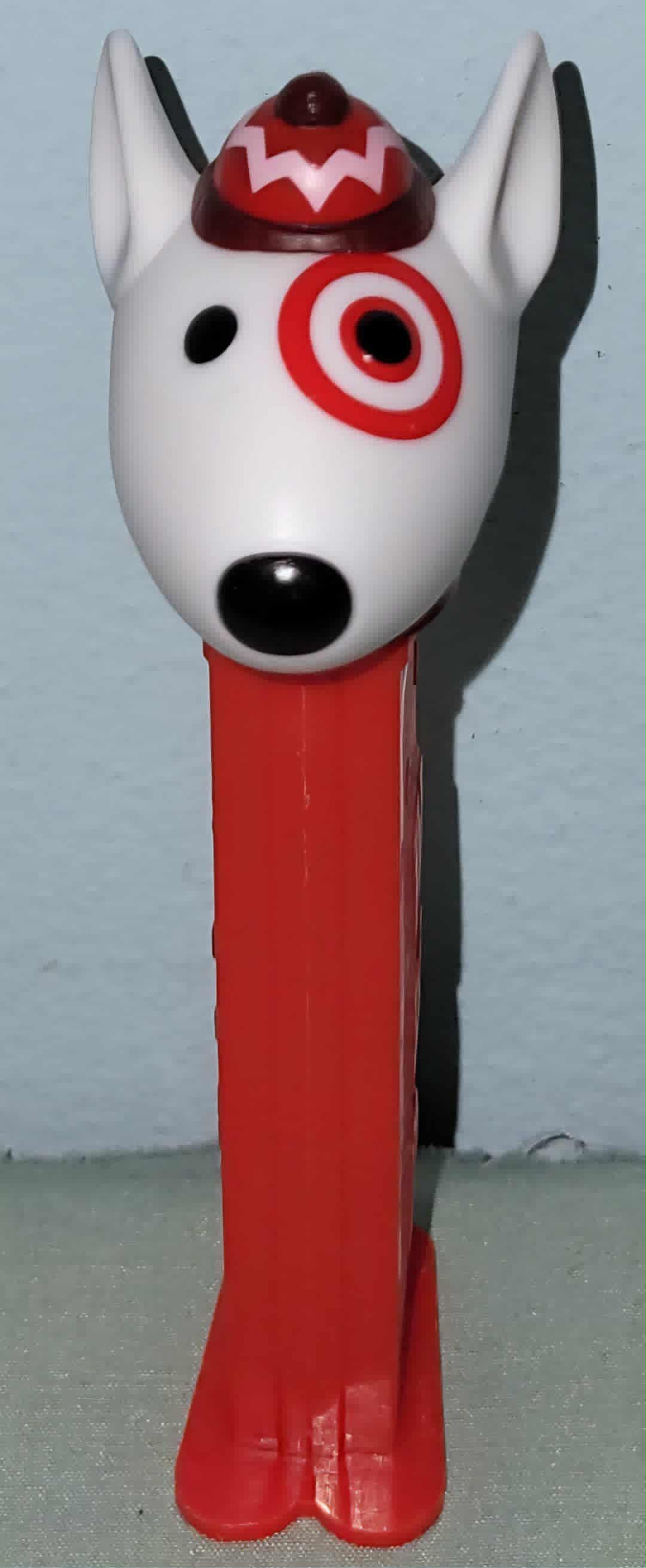 2025 Target Bullseye Dog Winter Holiday Stocking Cap Promotional Pez ...