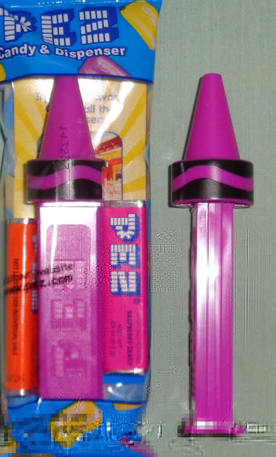 Vivid Violet Crayola Crayon Pez MIB - $5.00 : Pez Collectors Store, The ...