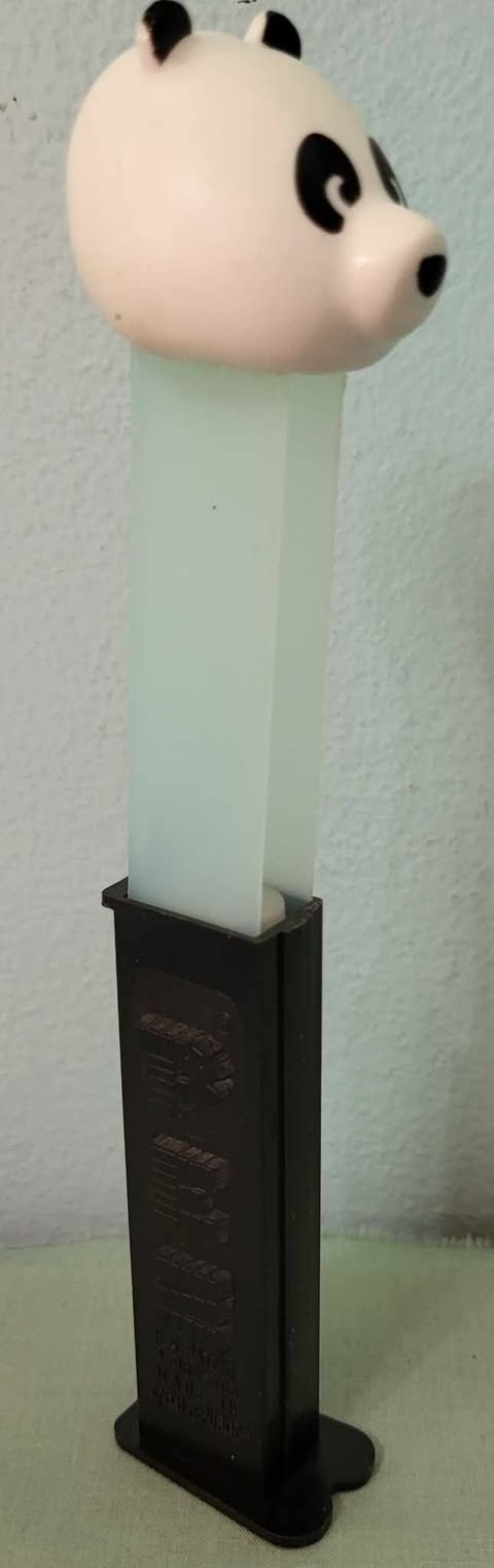 Panda B Pez White Head Flat Ears Spearmint Sleeve Czech Republic Stem ...