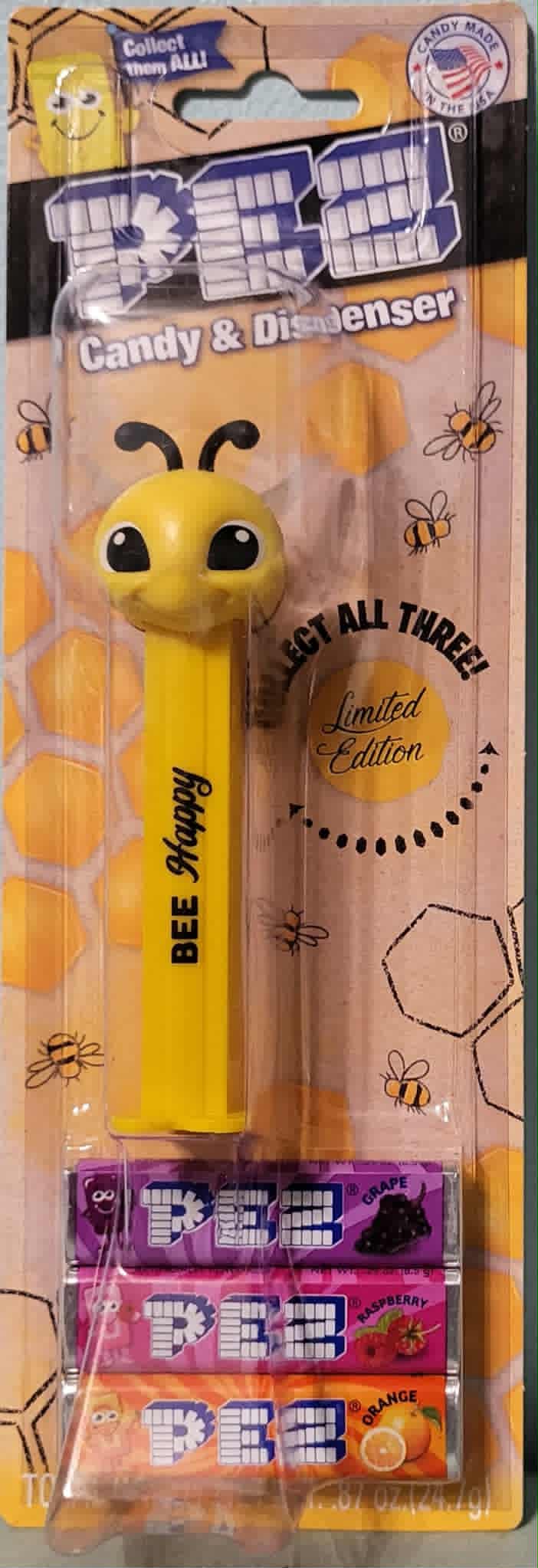 2021 USA Limited Edition Bee Happy Pez Mint on Card - $6.00 : Pez ...